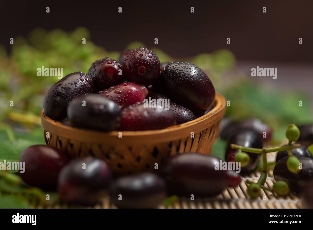 Close-Up of collection of Indian Ayurvedic medicinal fresh organic ...