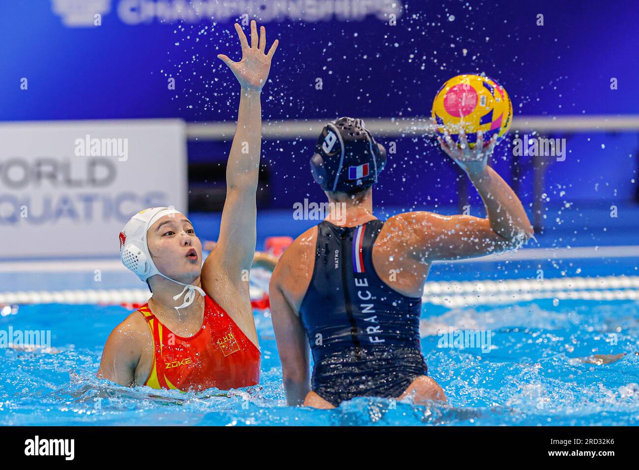 Fukuoka, Japan. 18th July, 2023. FUKUOKA, JAPAN - JULY 18: Dunhan Xiong ...