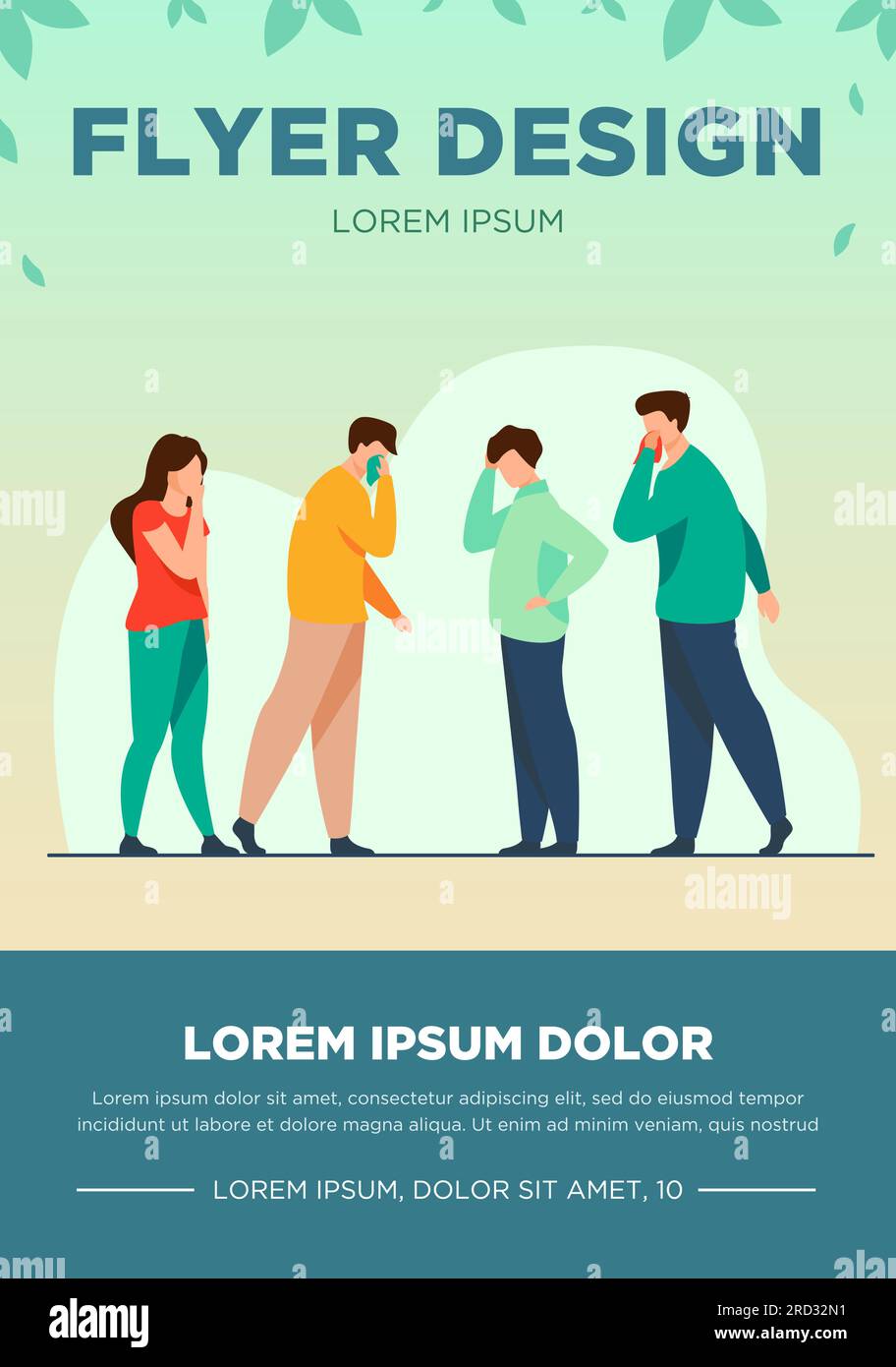 People grippe Stock Vector Images - Alamy