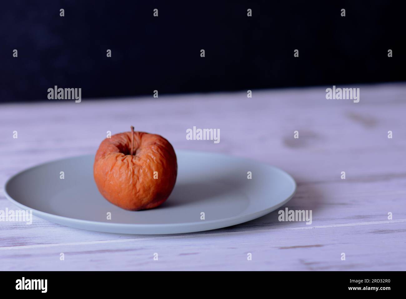 Rotten apple as a concept of corruption. Concept of bad people in ...
