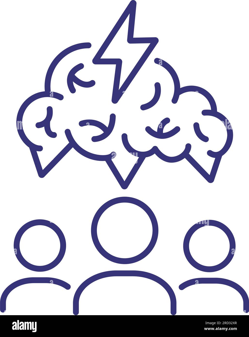 Brainstorm session Cut Out Stock Images & Pictures - Alamy