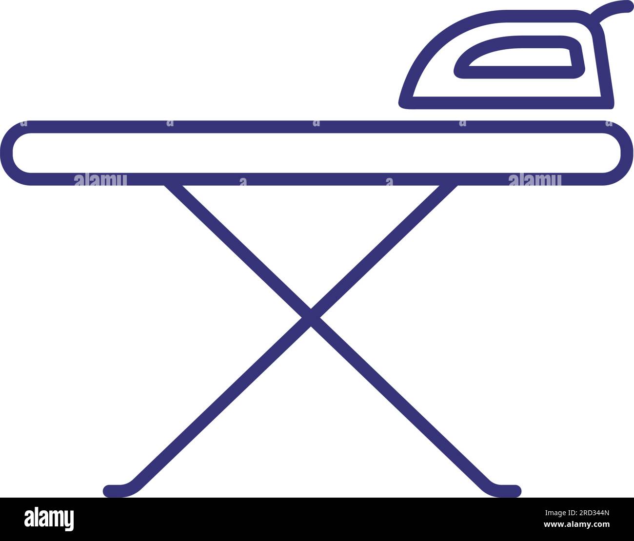 Ironing Board Line Icon Stock Vector Image And Art Alamy