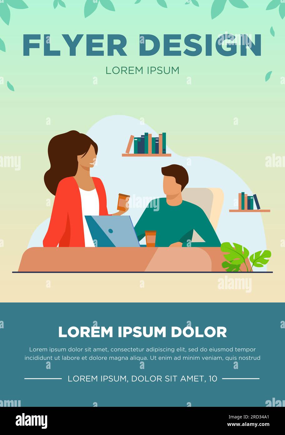 Corporate woman drinking coffee Stock Vector Images - Alamy