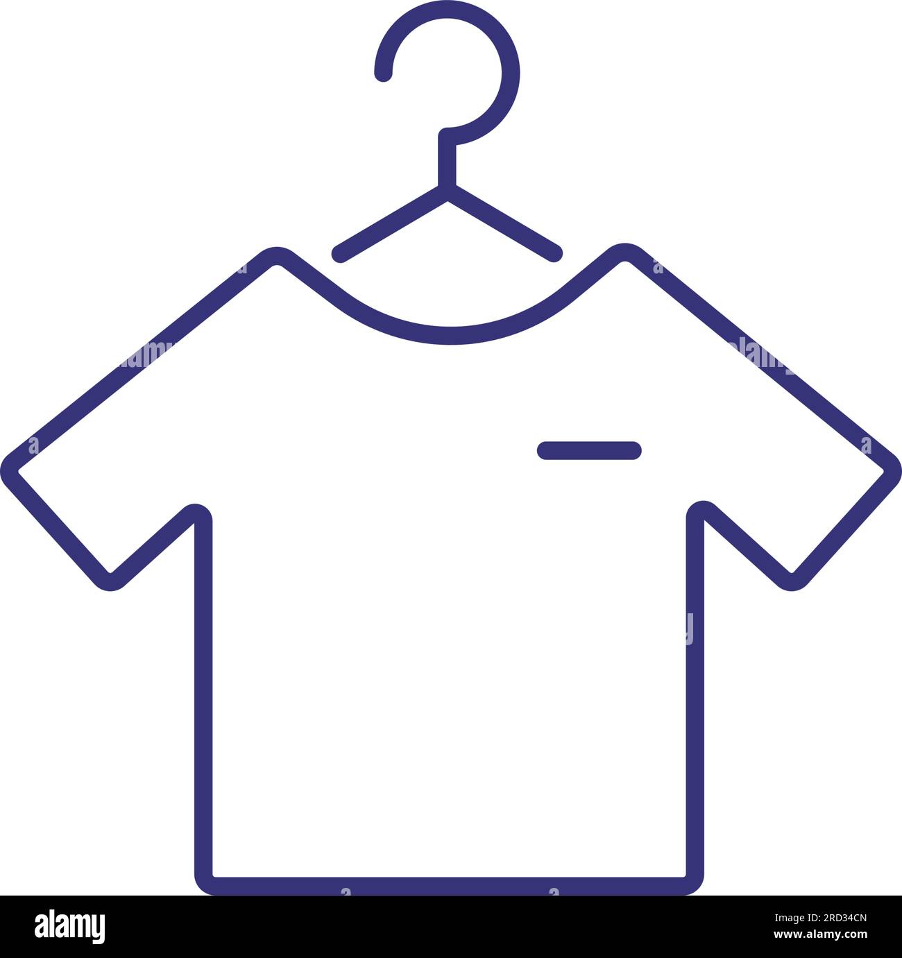 Washing line t shirt Cut Out Stock Images & Pictures - Alamy