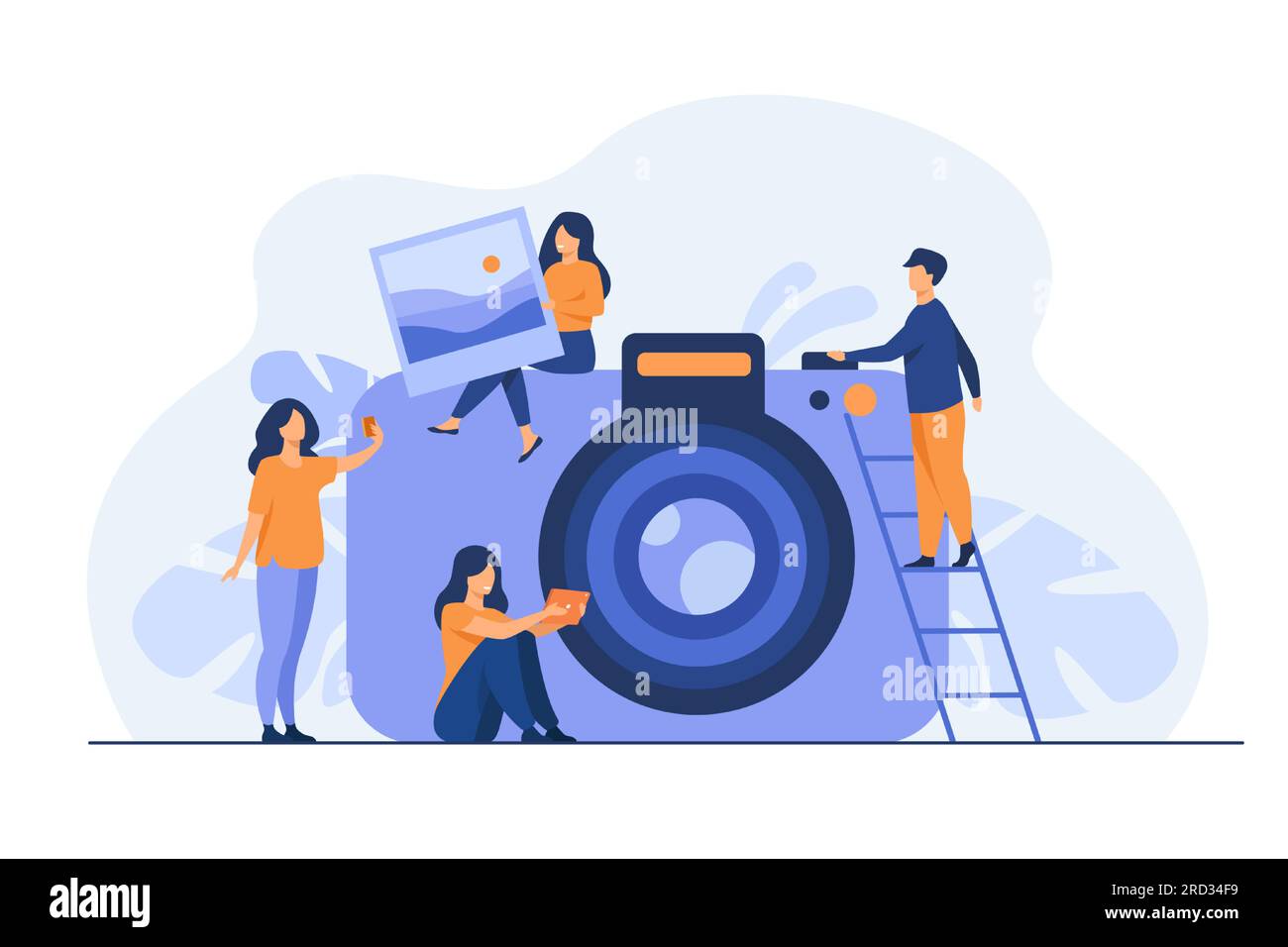 Man holding tiny digital Cut Out Stock Images & Pictures - Alamy