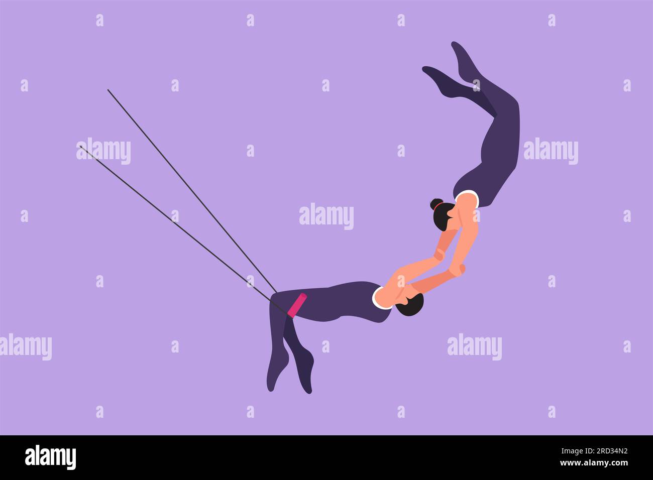 Circus Trapeze Artist Clipart