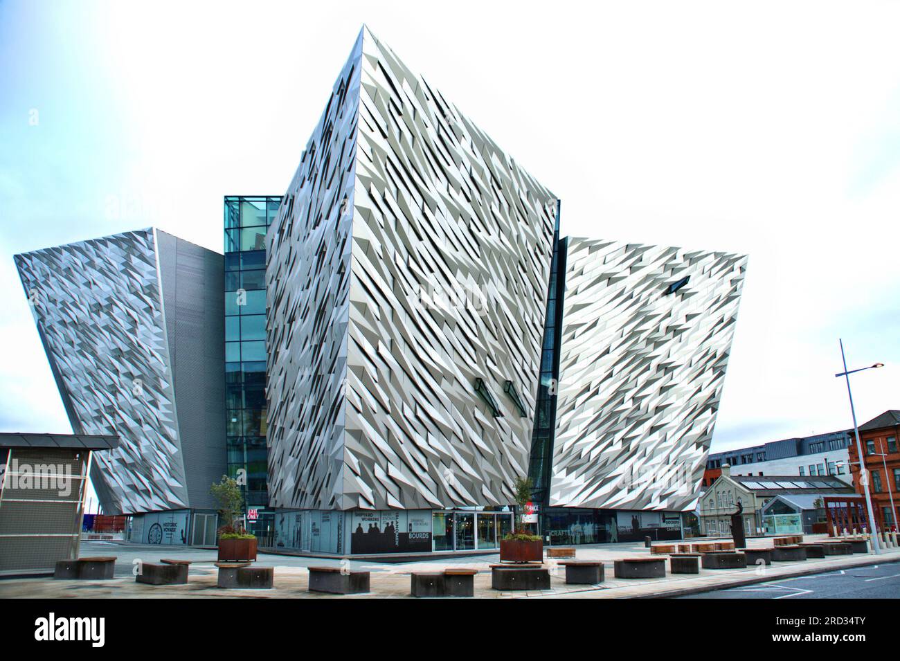 titanic museum belfast Stock Photo - Alamy