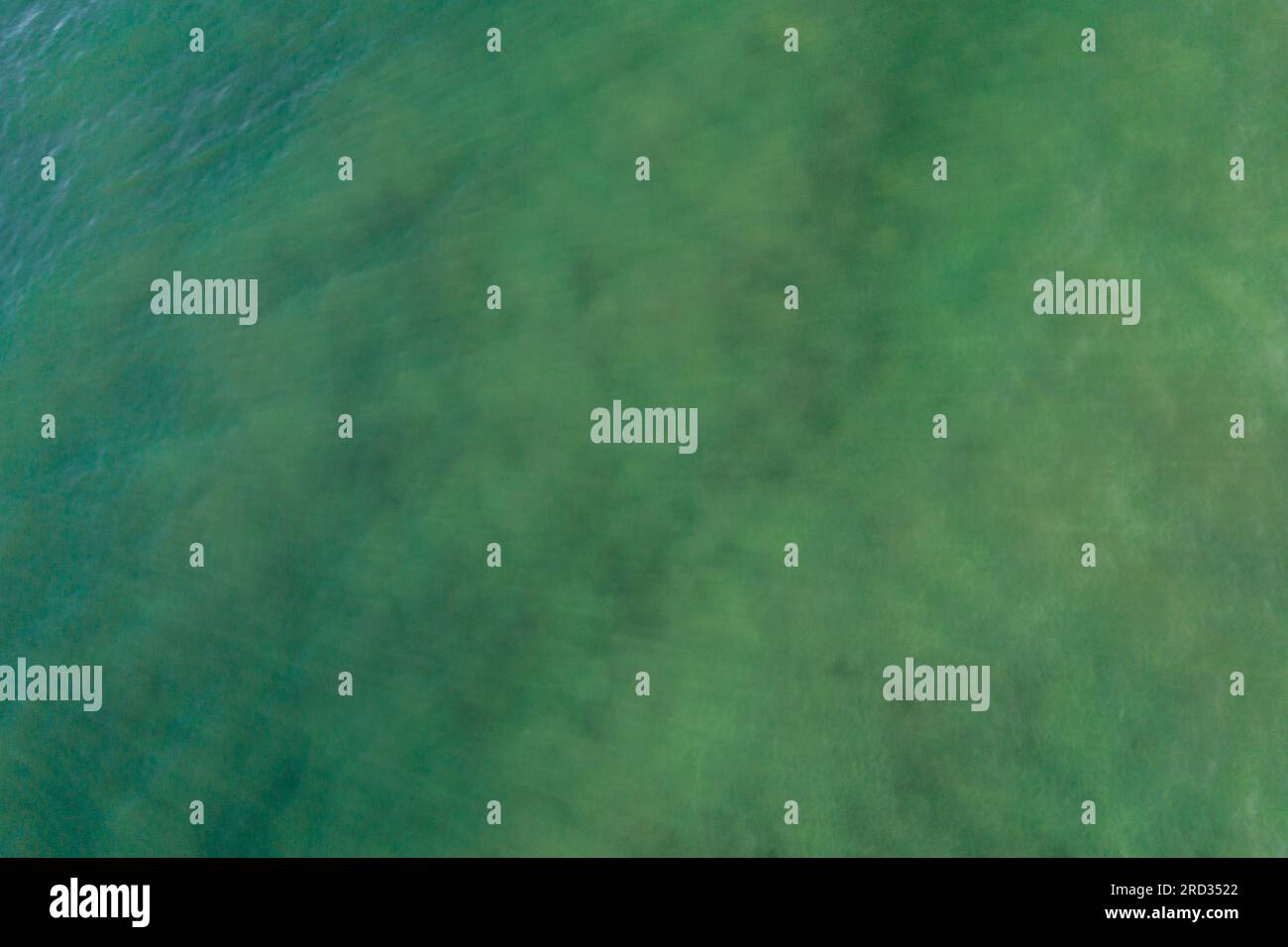 Aerial view of a clear sea water texture. View from above Natural ...