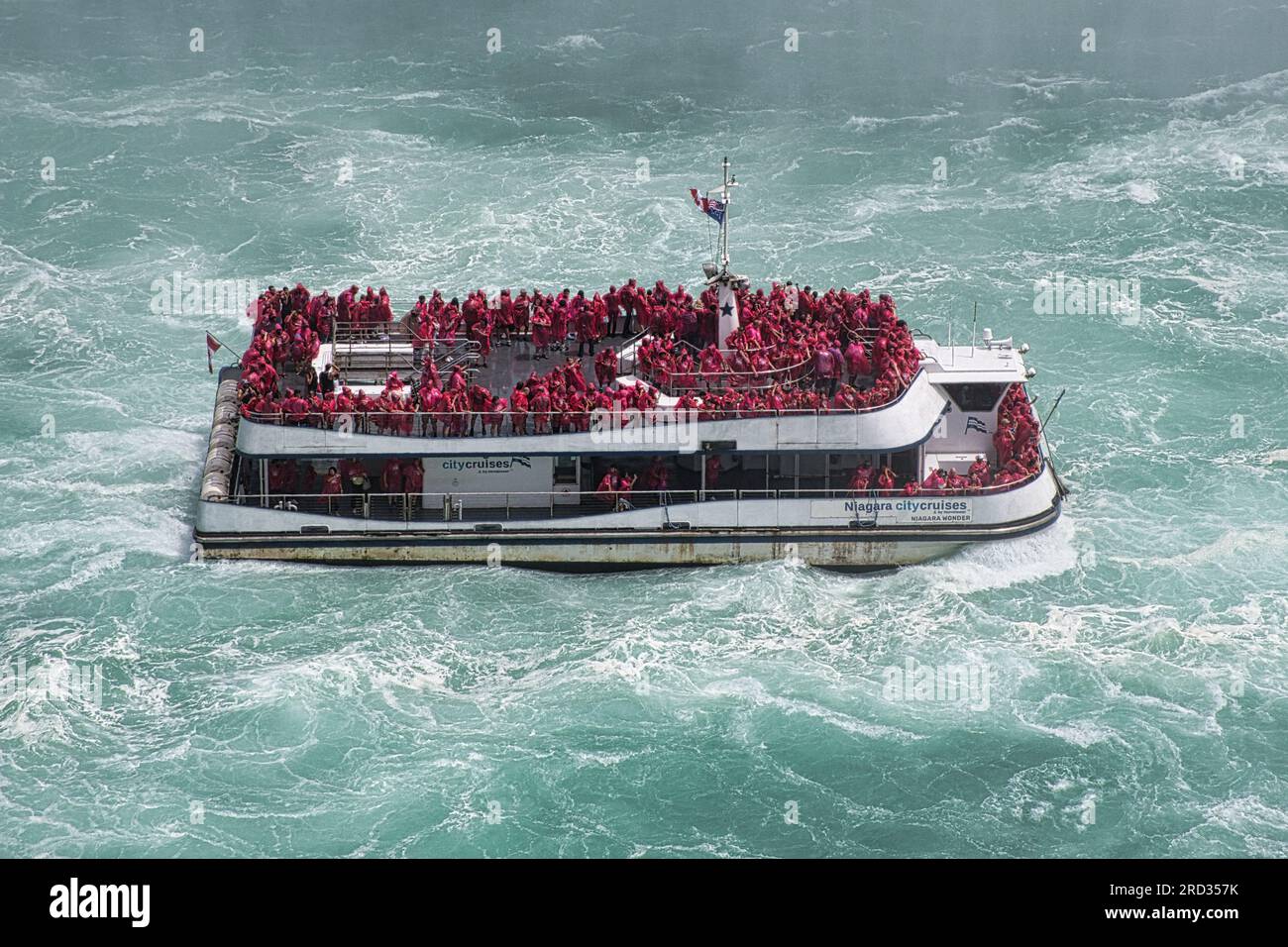 Niagara Falls Tourist Boat Stock Photo - Alamy