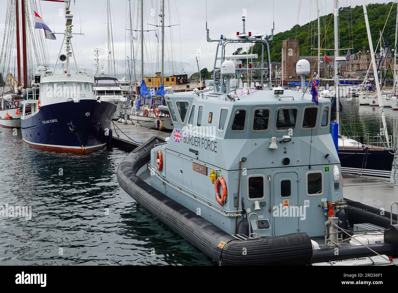 United Kingdom Border Force coastal patrol vessel “Speedwell,” boat at ...