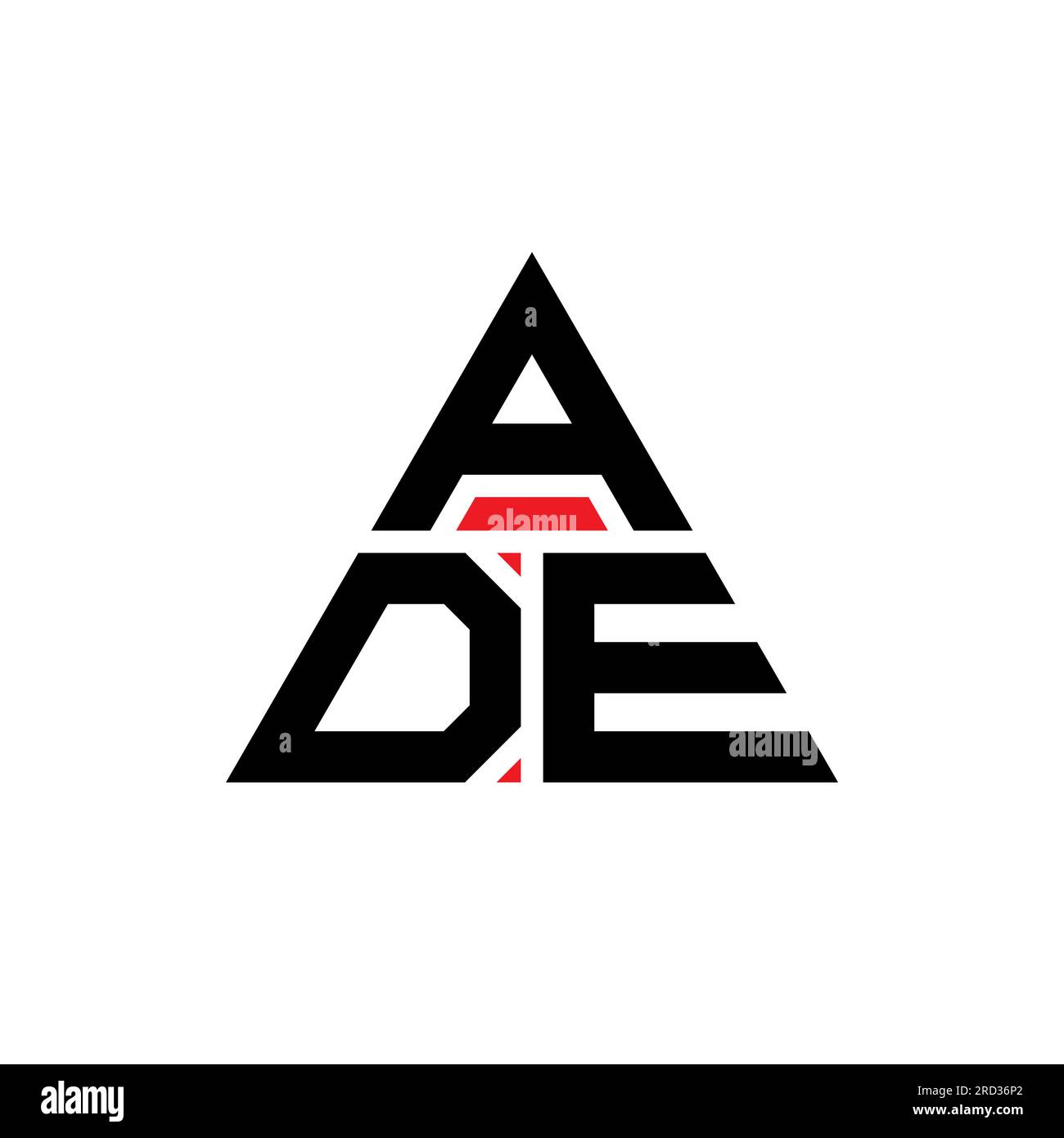 Ade Triangle Letter Logo Design With Triangle Shape Ade Triangle Logo Design Monogram Ade