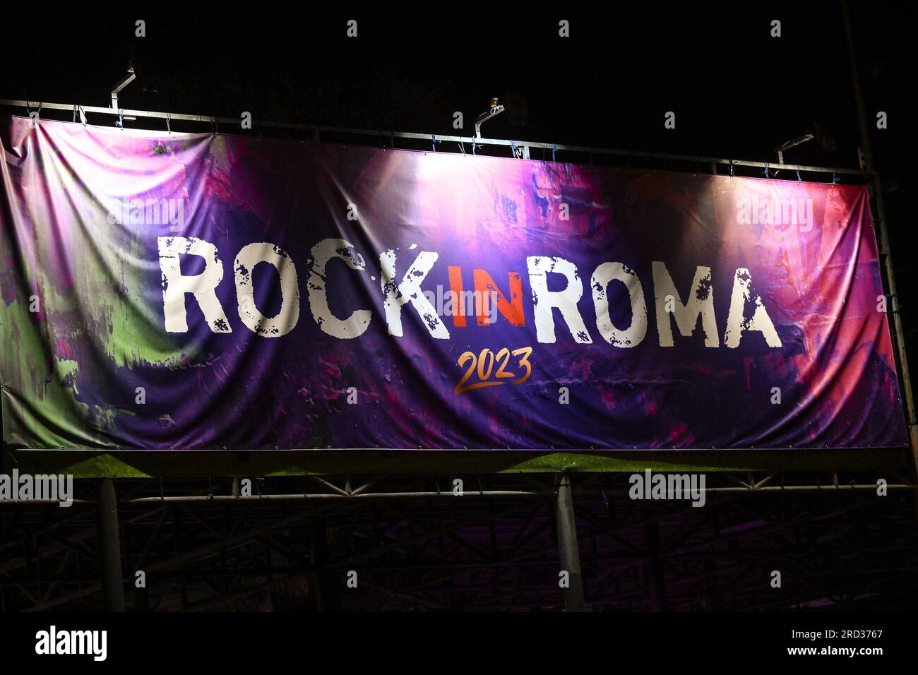 Manuel Agnelli during the Tour 2023 Estate at Rock in Roma 2023 ...