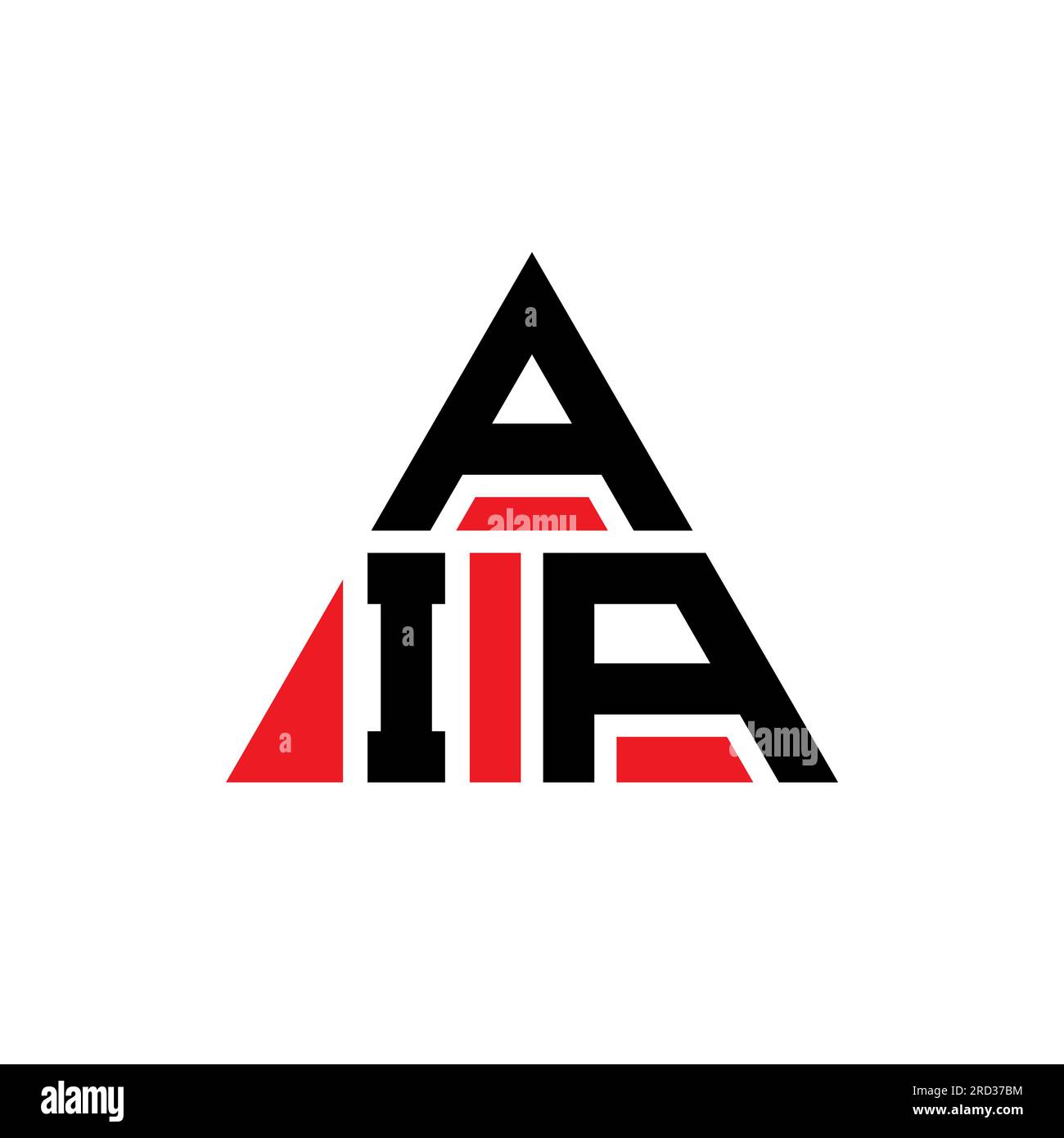 Aia Triangle Letter Logo Design With Triangle Shape Aia Triangle Logo