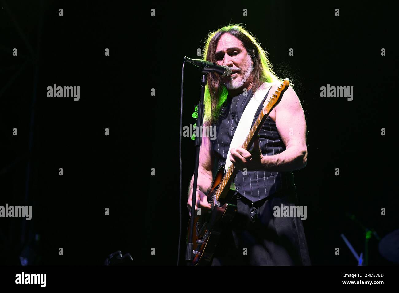 Manuel Agnelli during the Tour 2023 Estate at Rock in Roma 2023 ...