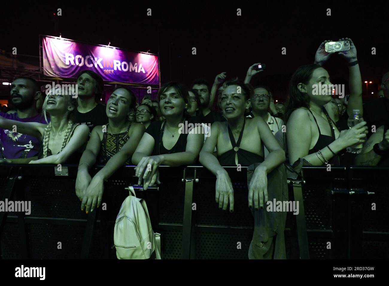 Manuel Agnelli during the Tour 2023 Estate at Rock in Roma 2023 ...