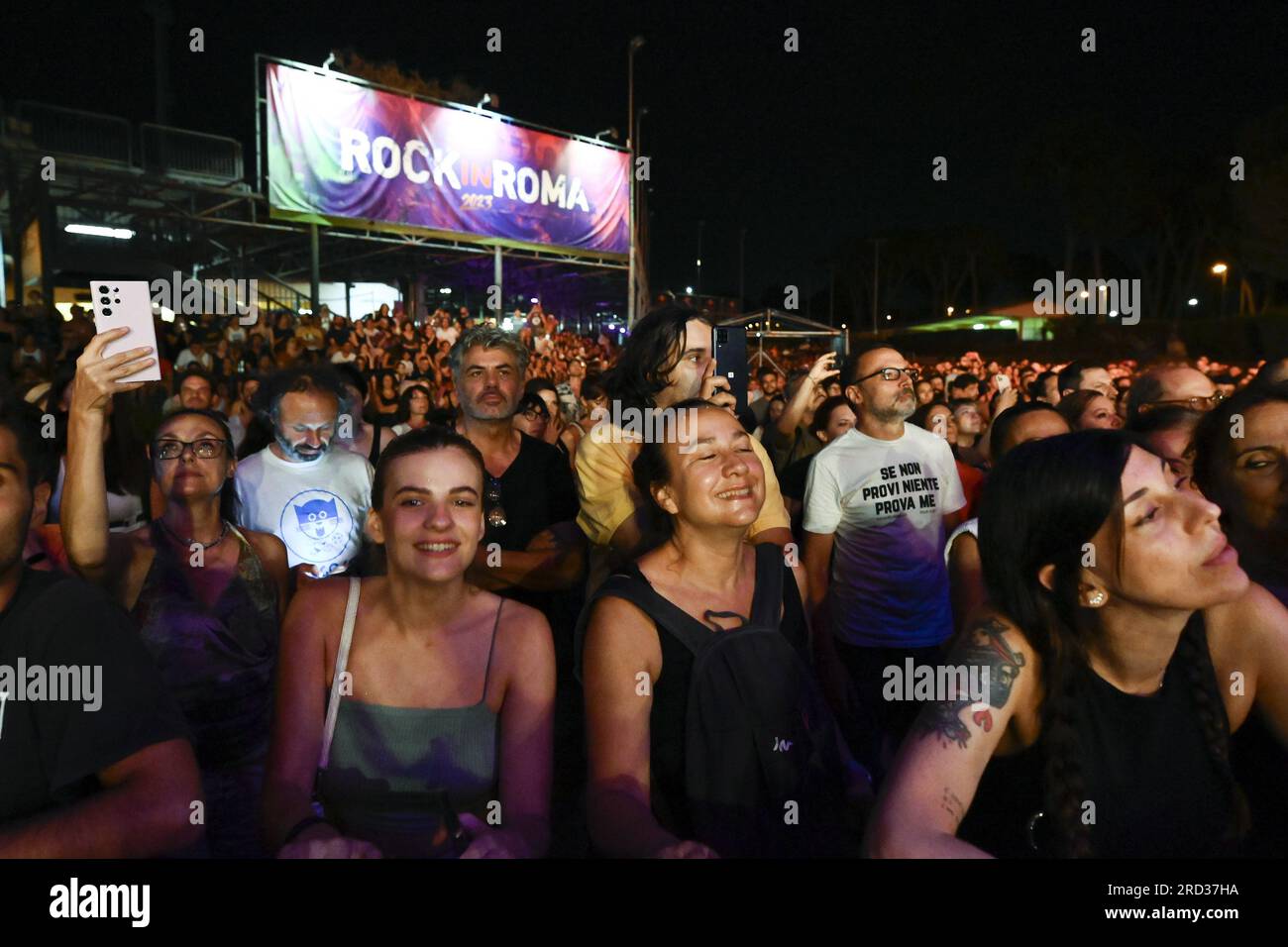 Manuel Agnelli during the Tour 2023 Estate at Rock in Roma 2023 ...