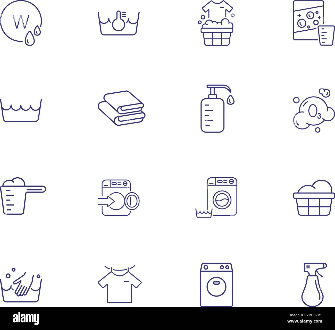 Laundry guide Stock Vector Images - Alamy