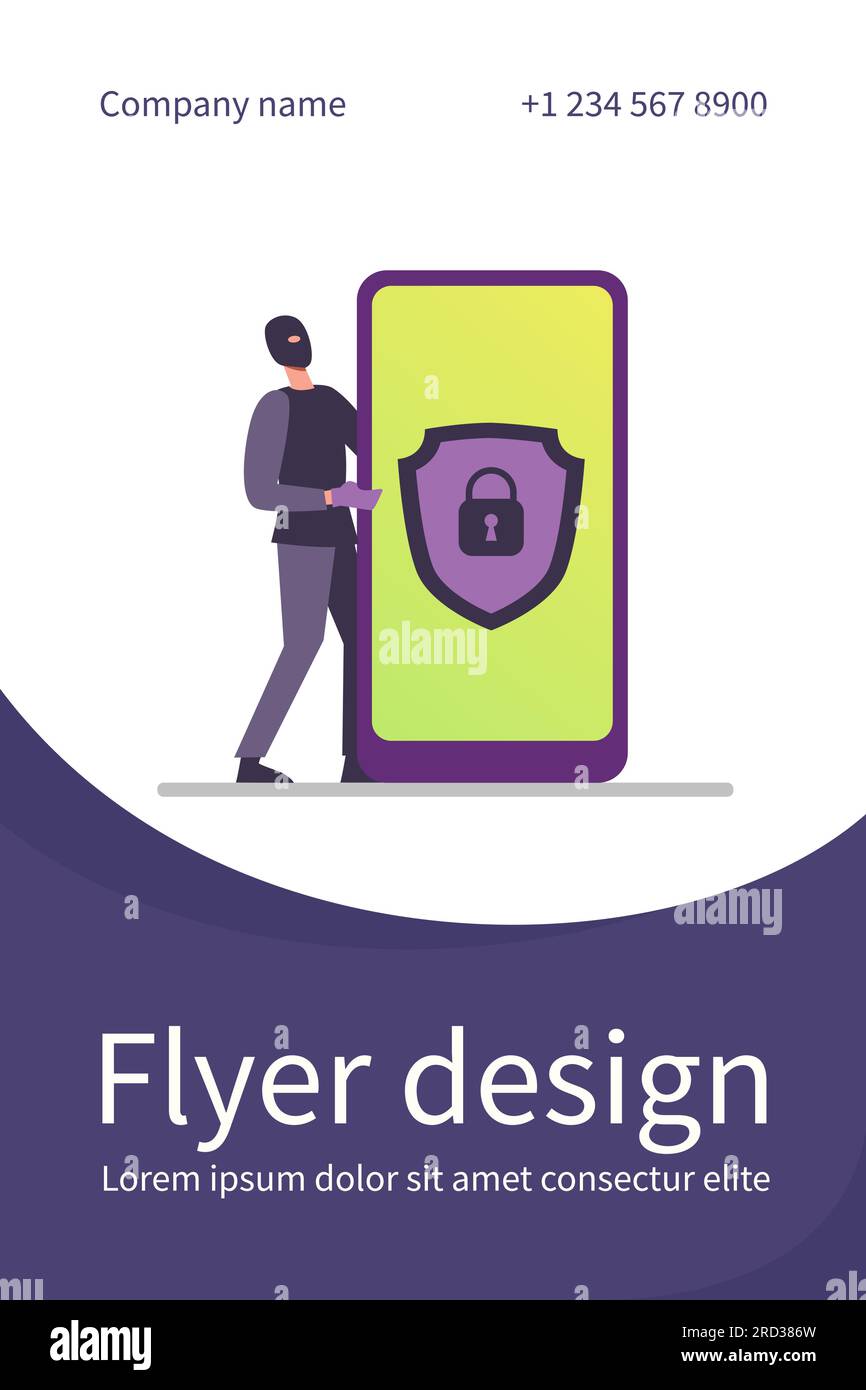 Data protection on mobile phone Stock Vector Image & Art - Alamy