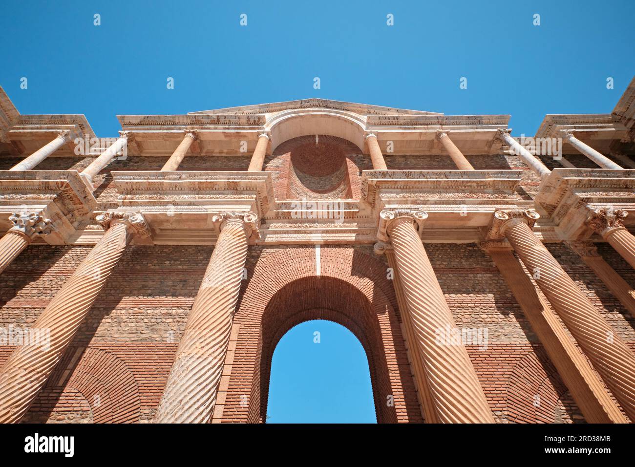 Manisa, Turkey - July 14, 2023: The gymnasium ruins of the ancient city ...
