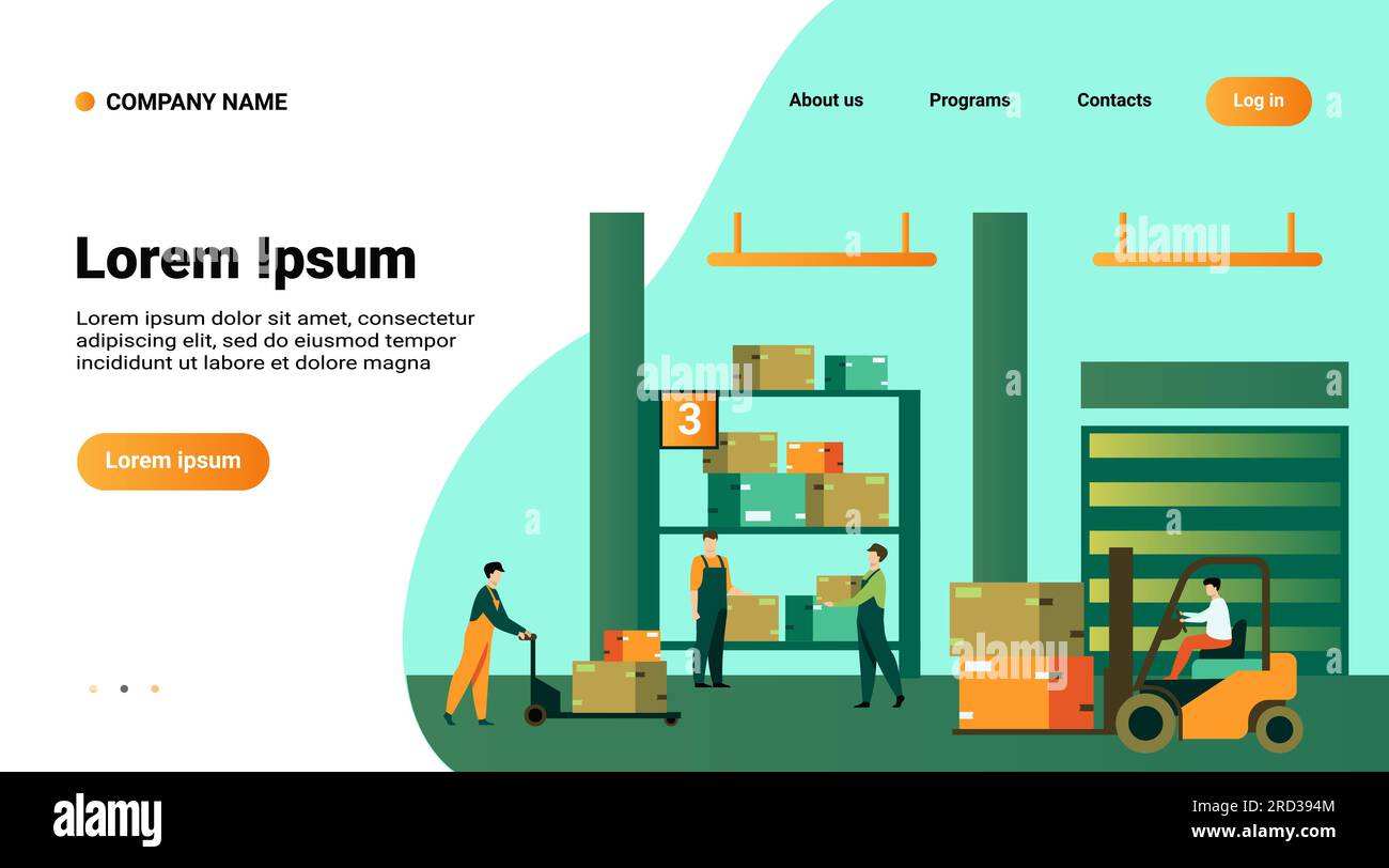 Forklift carrying cart boxes hi-res stock photography and images - Alamy