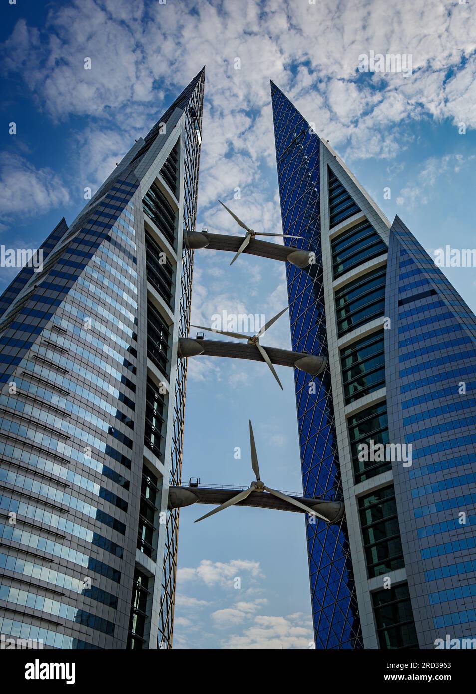 The Bahrain World Trade Center is an iconic architectural landmark in ...
