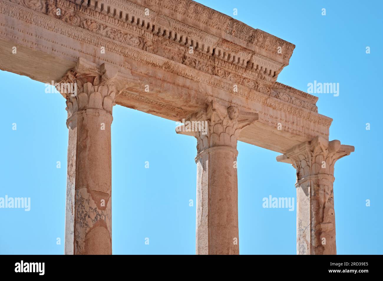 Manisa, Turkey - July 14, 2023: The gymnasium ruins of the ancient city ...