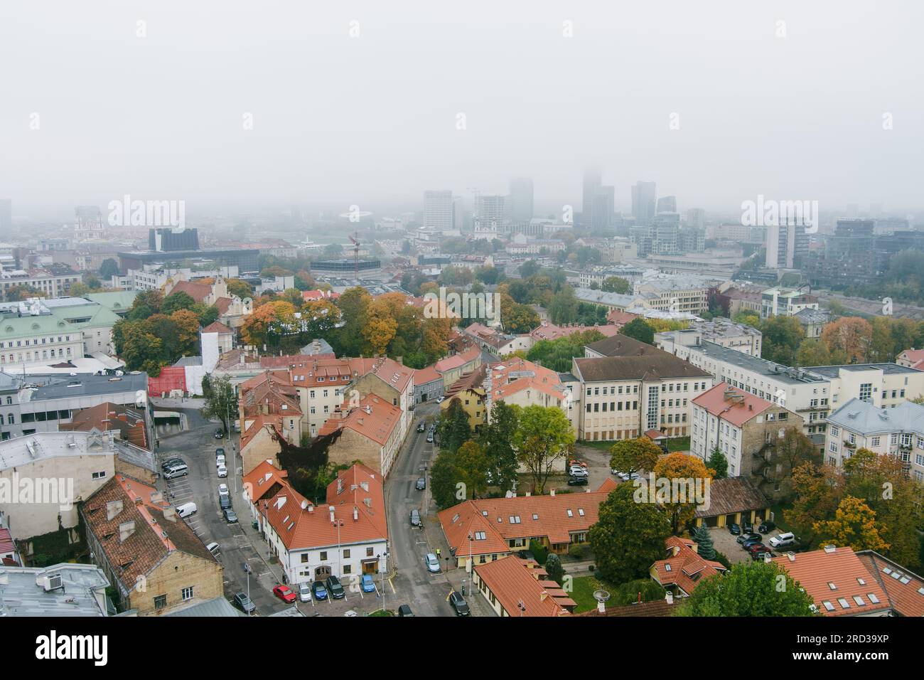Autumn nature park flyover fall hi-res stock photography and images - Alamy