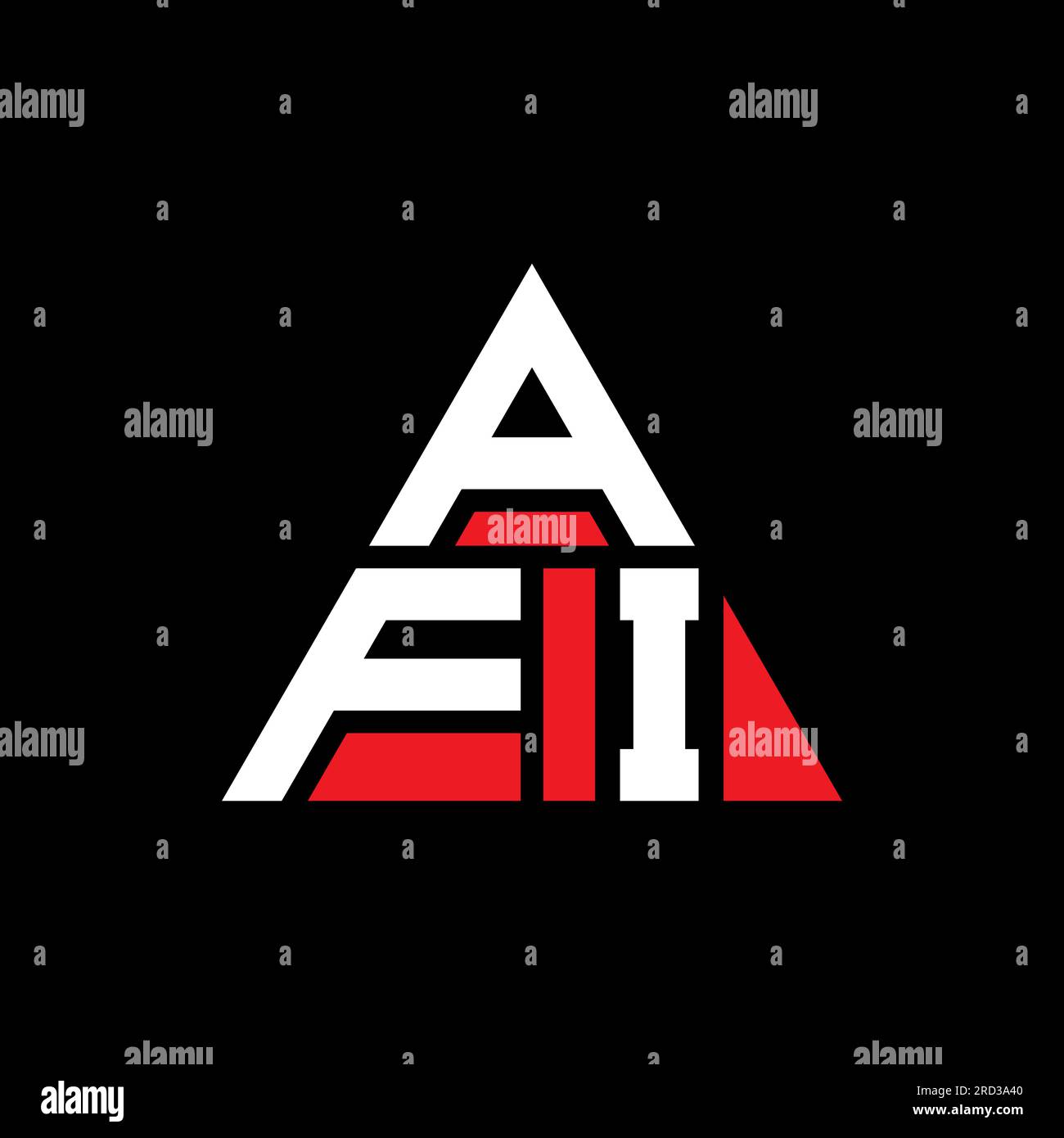Letter afi vector hi-res stock photography and images - Alamy