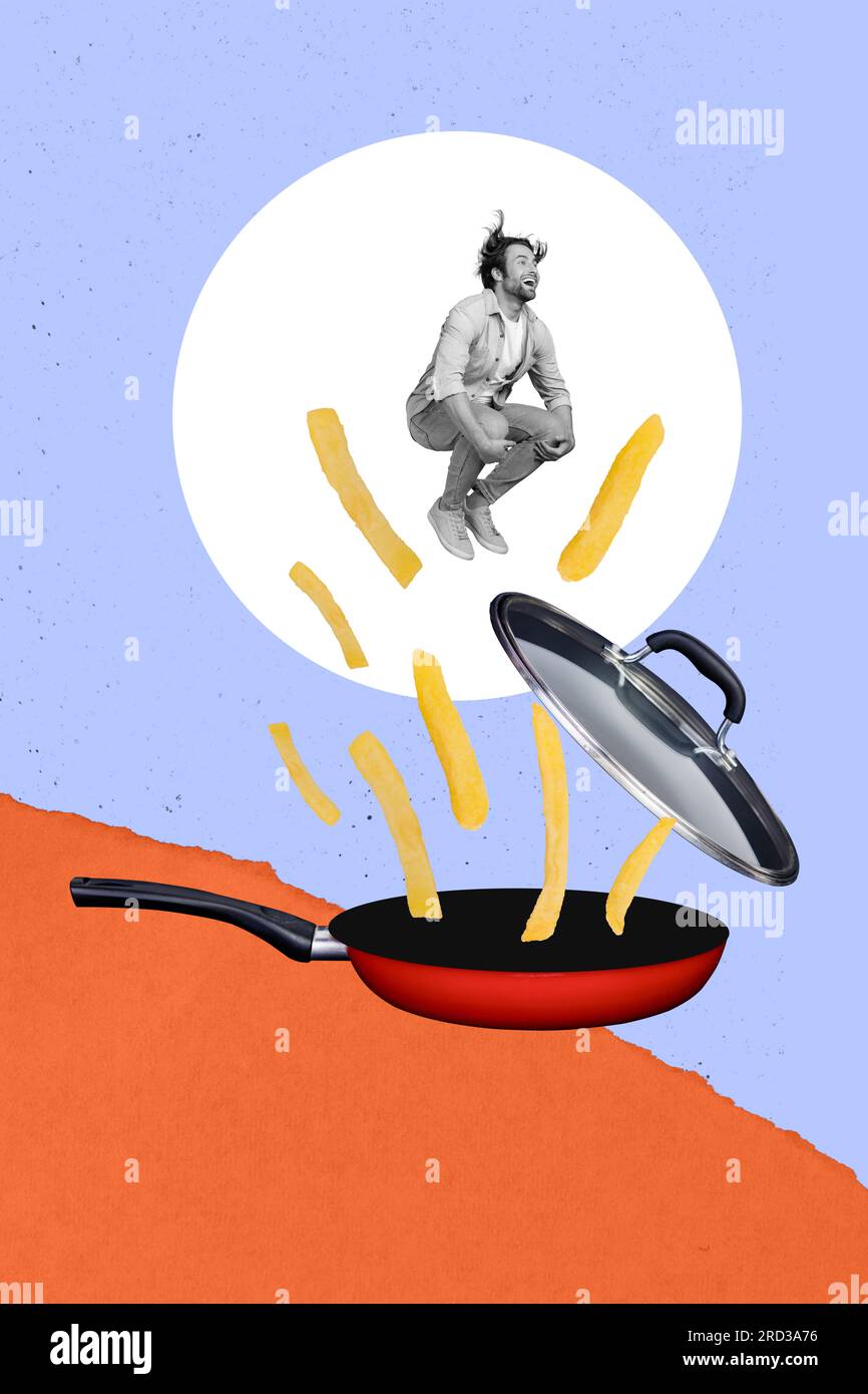 Collage vertical picture illustration calories portion unhealthy ...