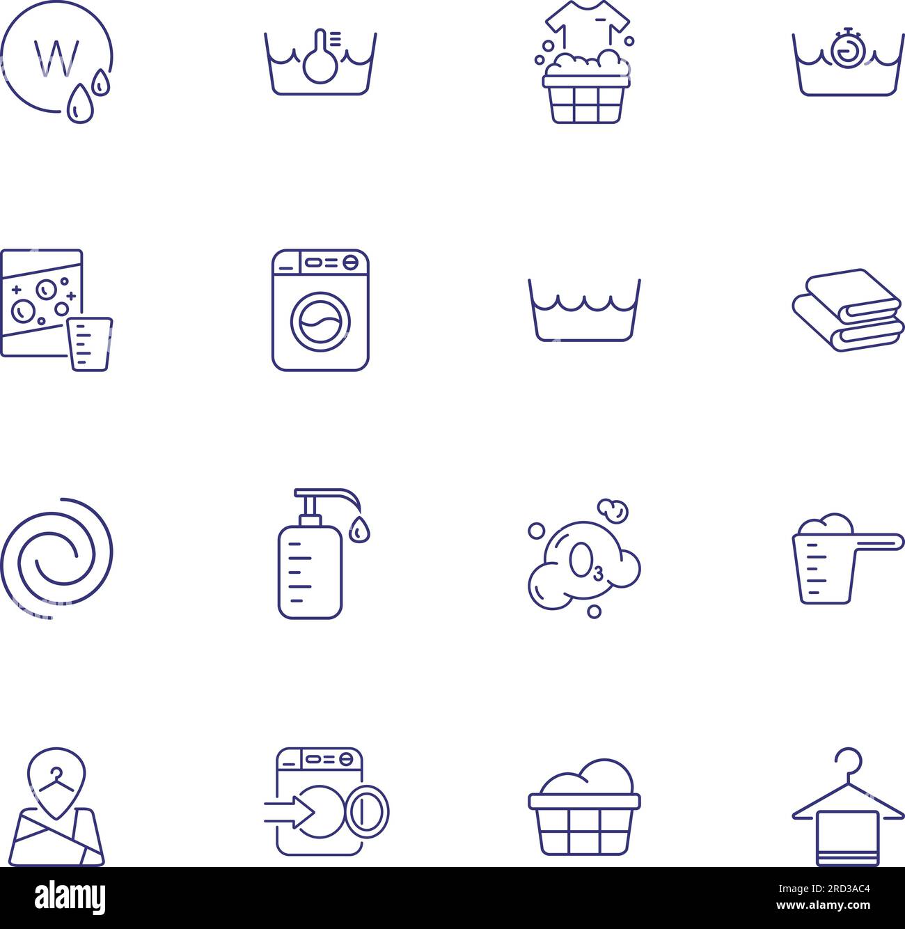 Wool washing machine Stock Vector Images - Alamy