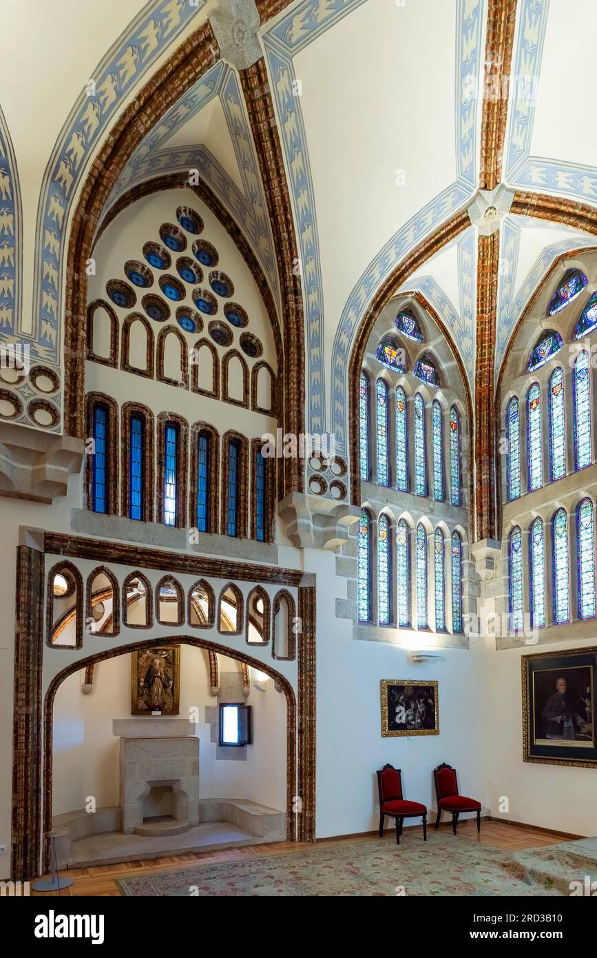 Inside Episcopal Palace of Astorga designed by famous Catalan modernist ...