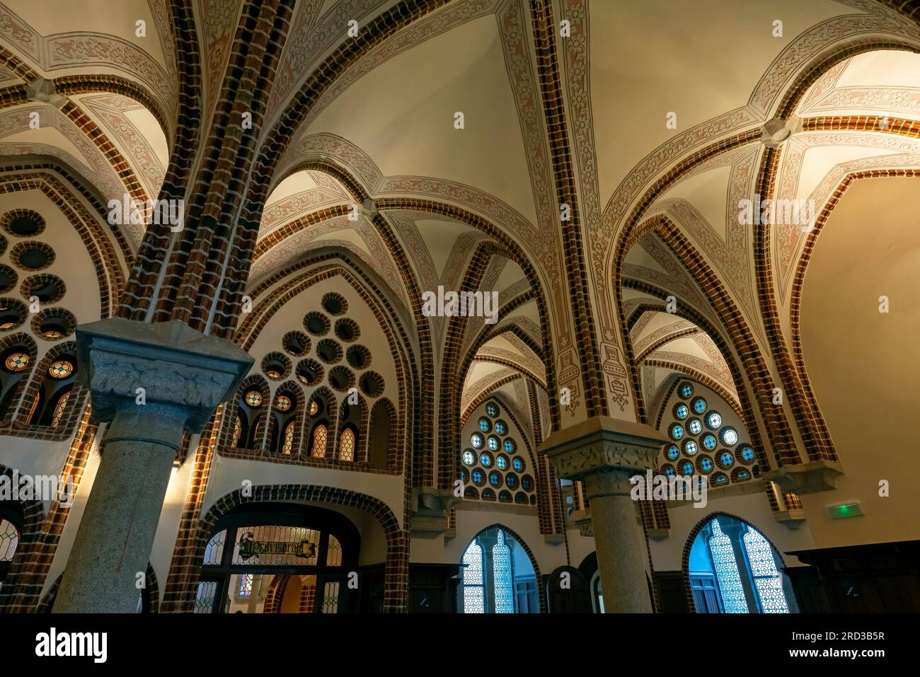 Inside Episcopal Palace of Astorga designed by famous Catalan modernist ...