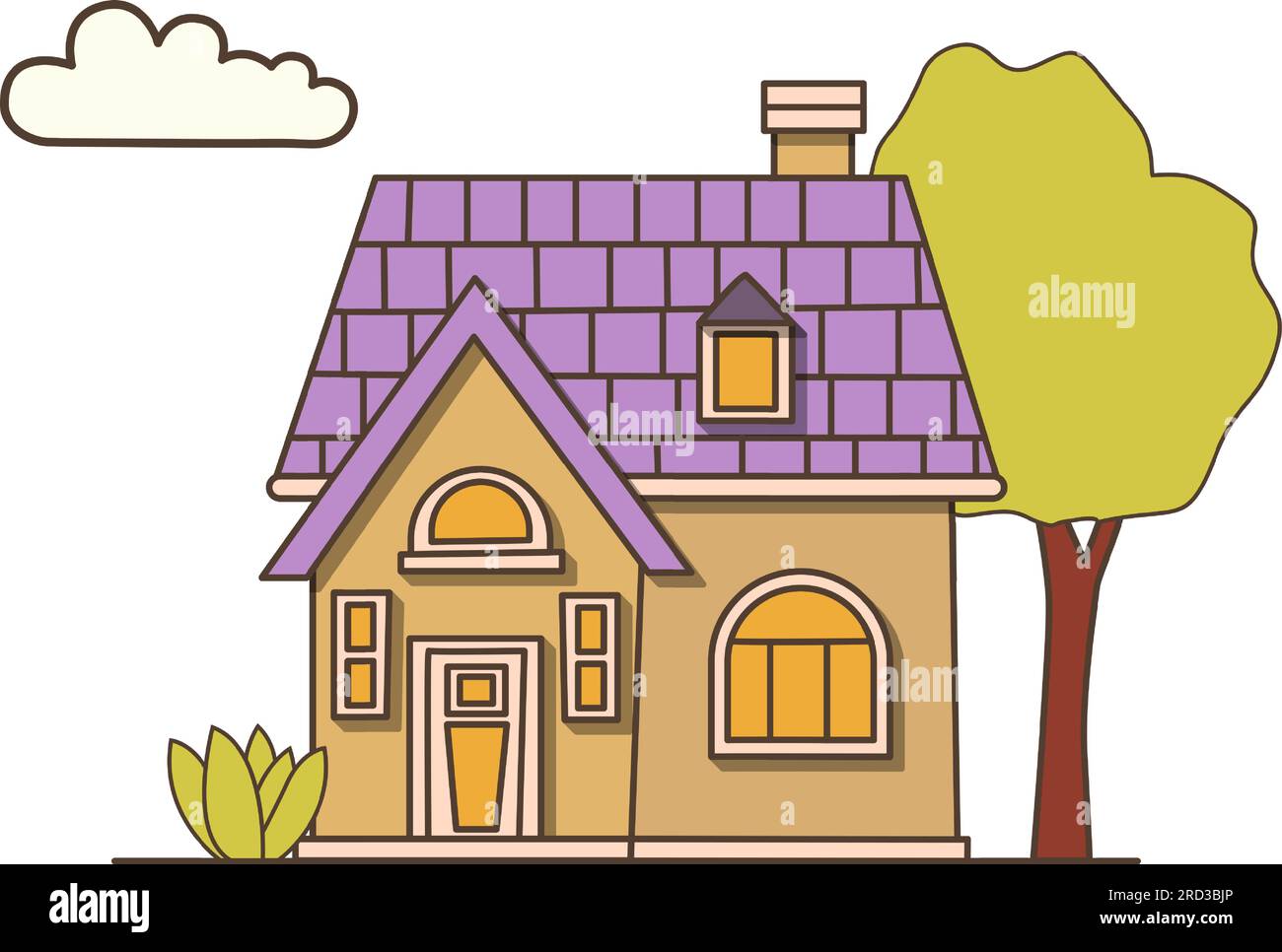 Turf roof building Stock Vector Images - Alamy