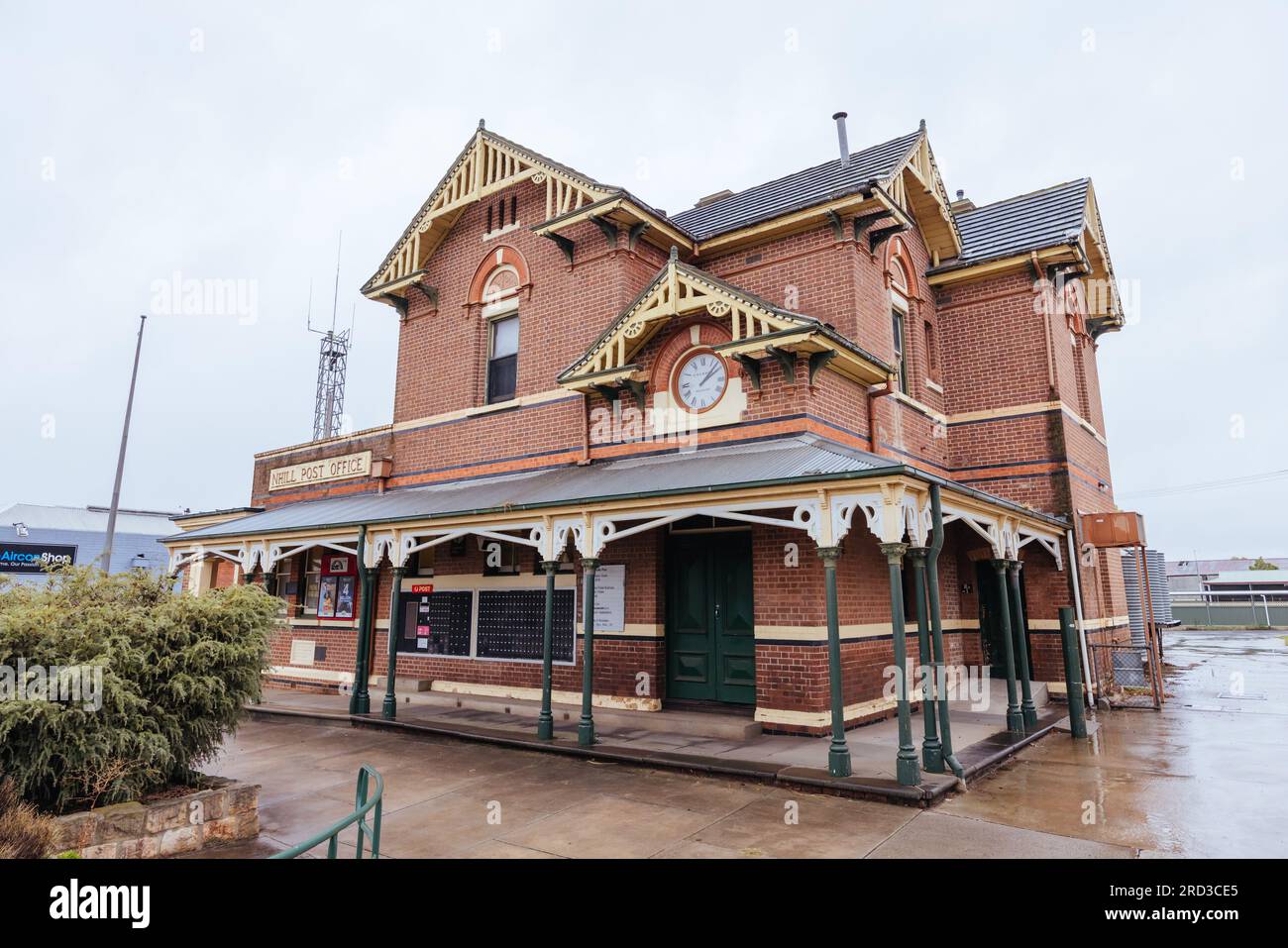 NHILL, AUSTRALIA - April 15 2023: The iconic architecture of historic Nhill and its Post Office ...