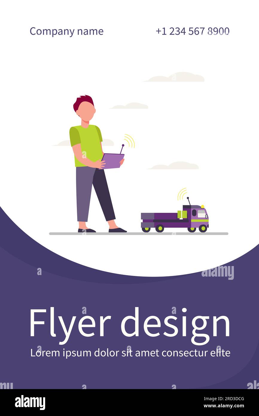 Remote controlled car and remote Stock Vector Images - Alamy