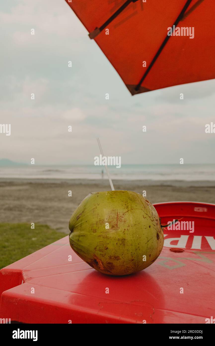 Coconut Water at the beach Stock Photo - Alamy