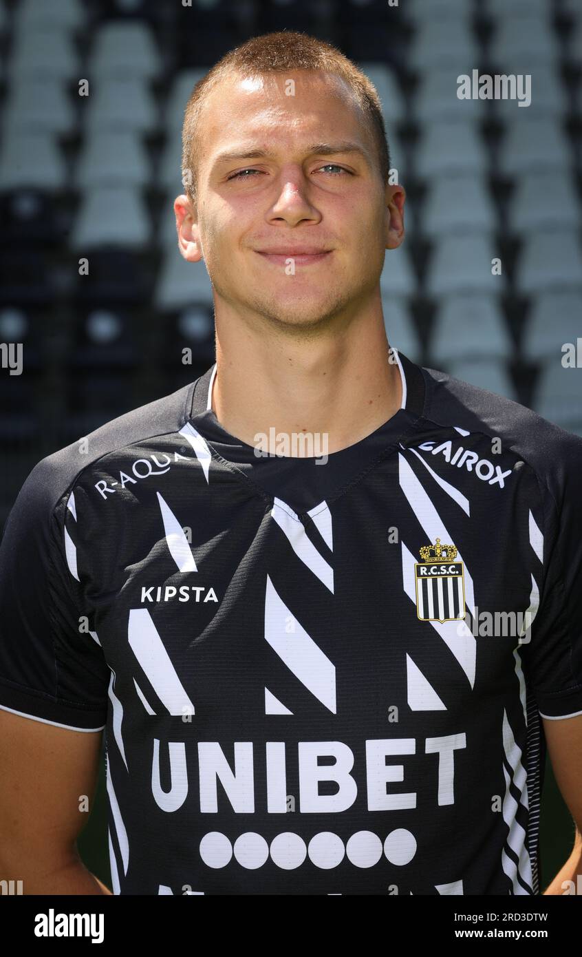 Charleroi, Belgium. 18th July, 2023. Charleroi's Nikola Stulic poses ...