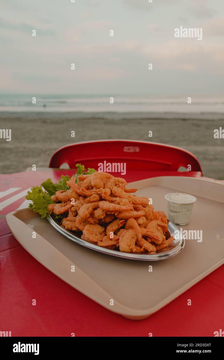 fried shrimp at the beach Stock Photo - Alamy
