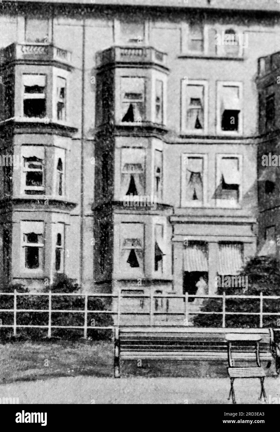 Photograph of the Lichfield boarding establishment, off Western Parade ...