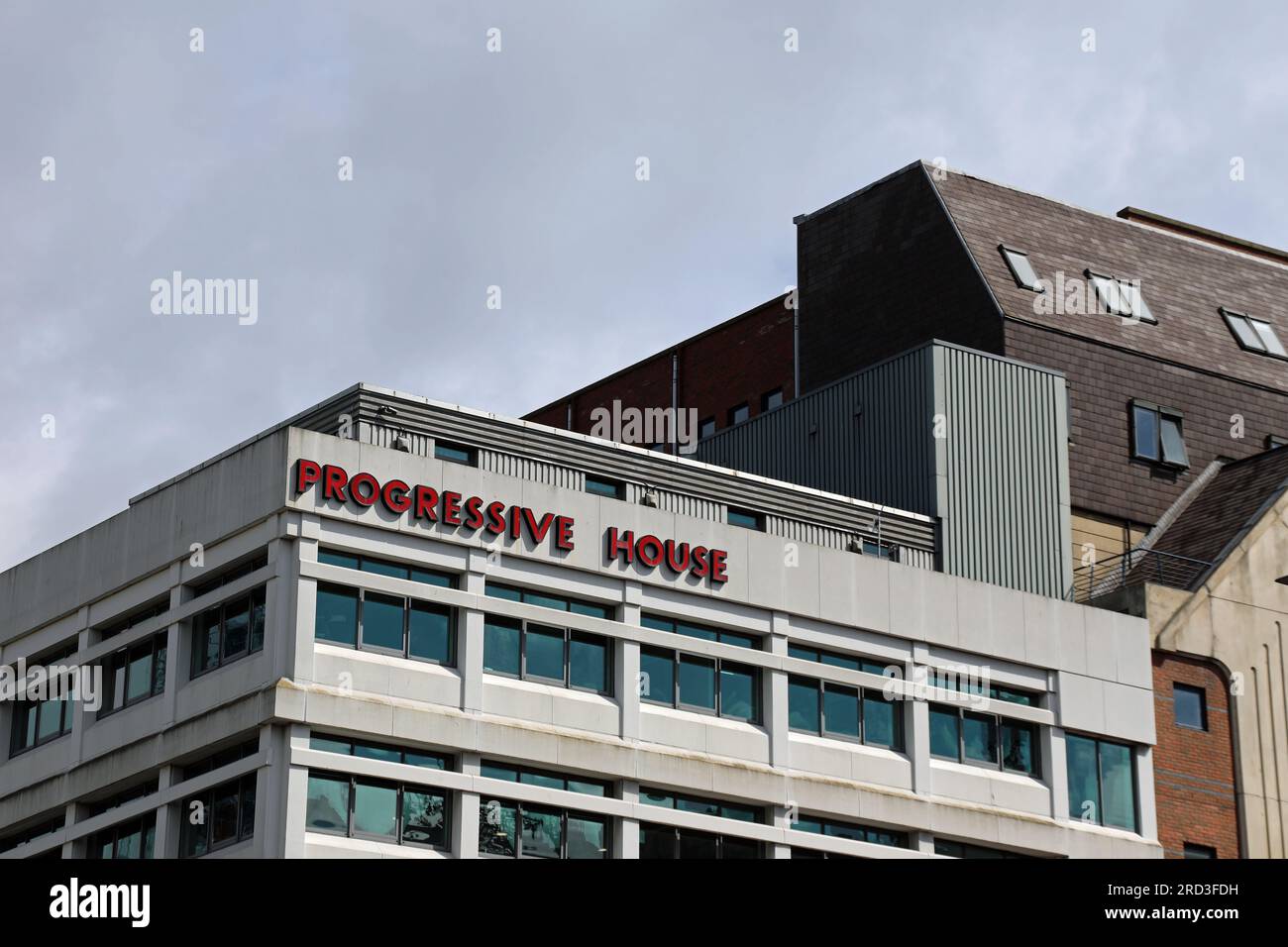 Progressive House in the city centre of Belfast Stock Photo - Alamy