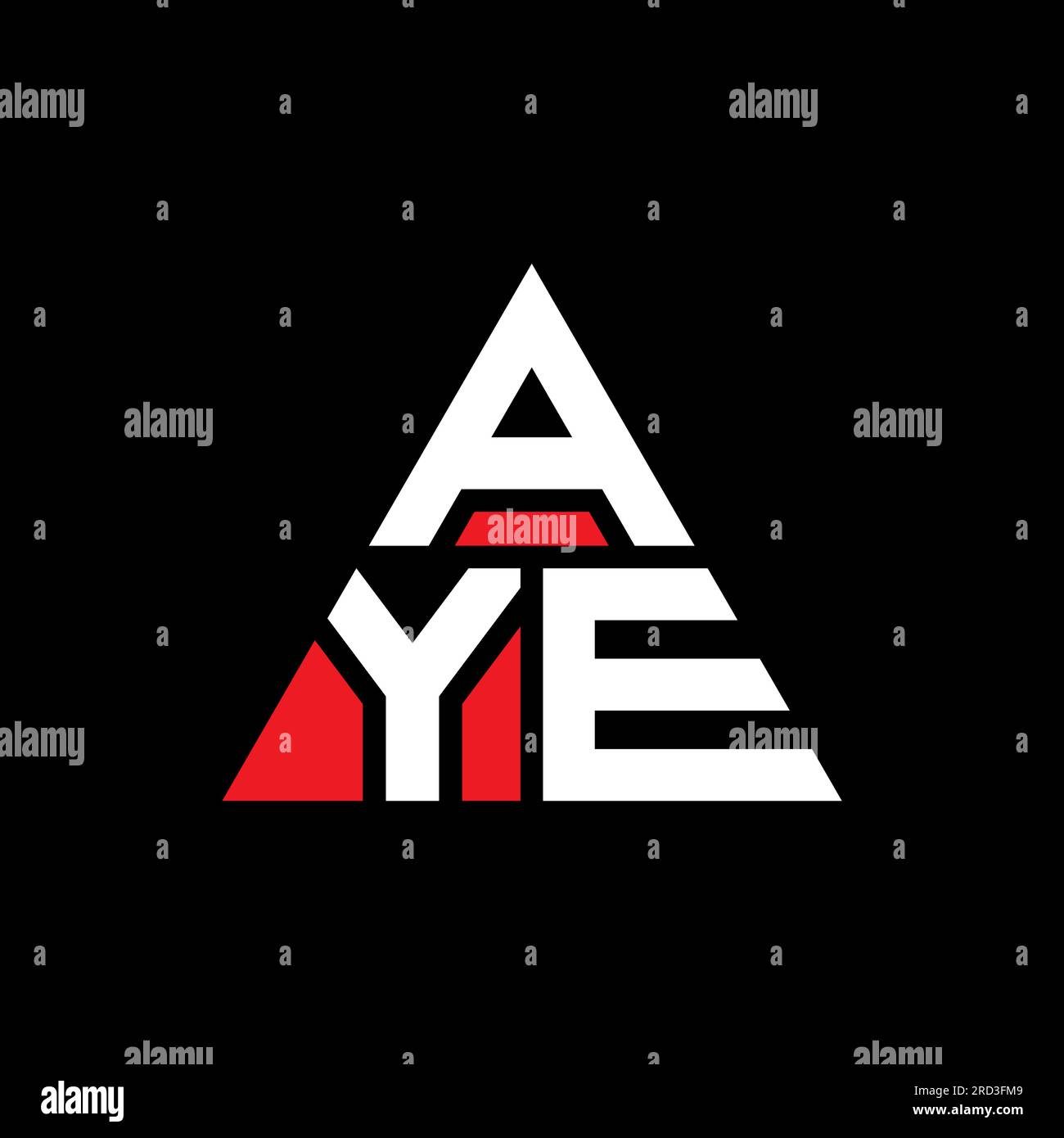 Aye logo design hi-res stock photography and images - Alamy