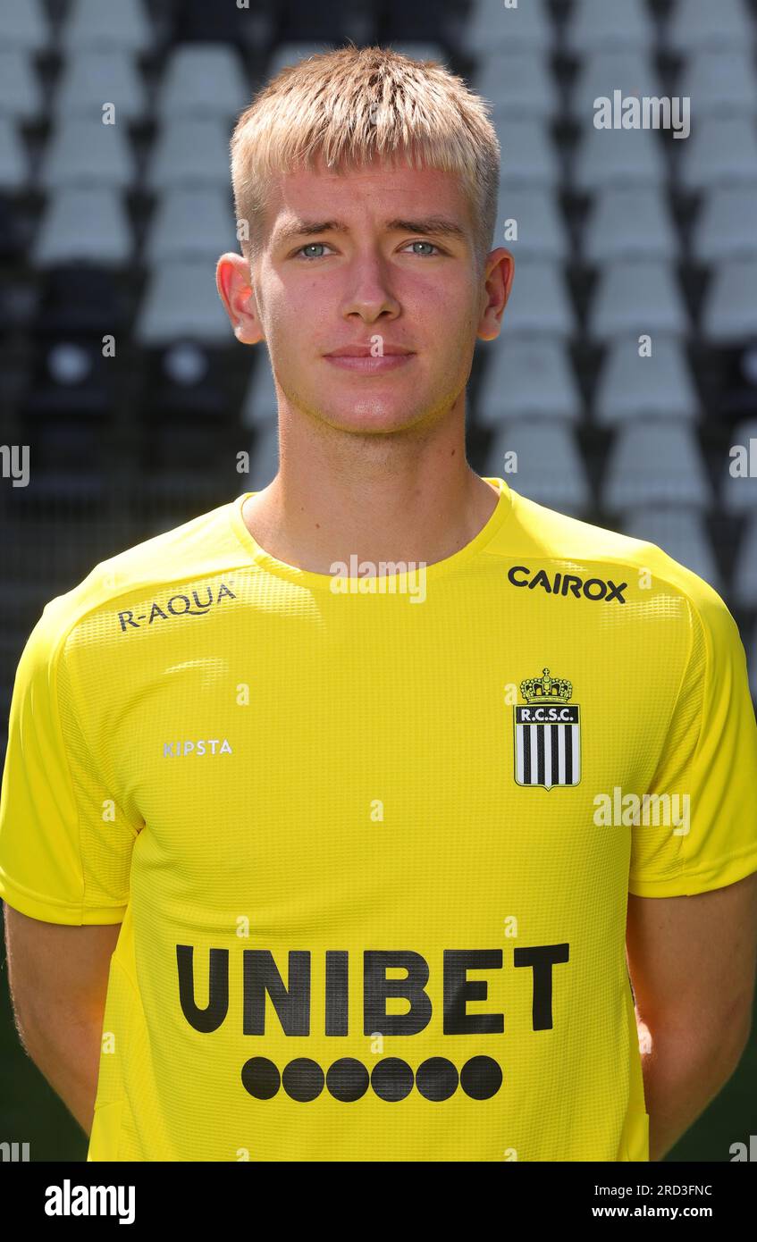 Charleroi, Belgium. 18th July, 2023. Charleroi's Nicolas Closset poses ...