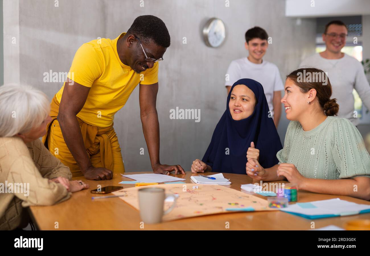 Cheerful guy playing board hi-res stock photography and images - Alamy