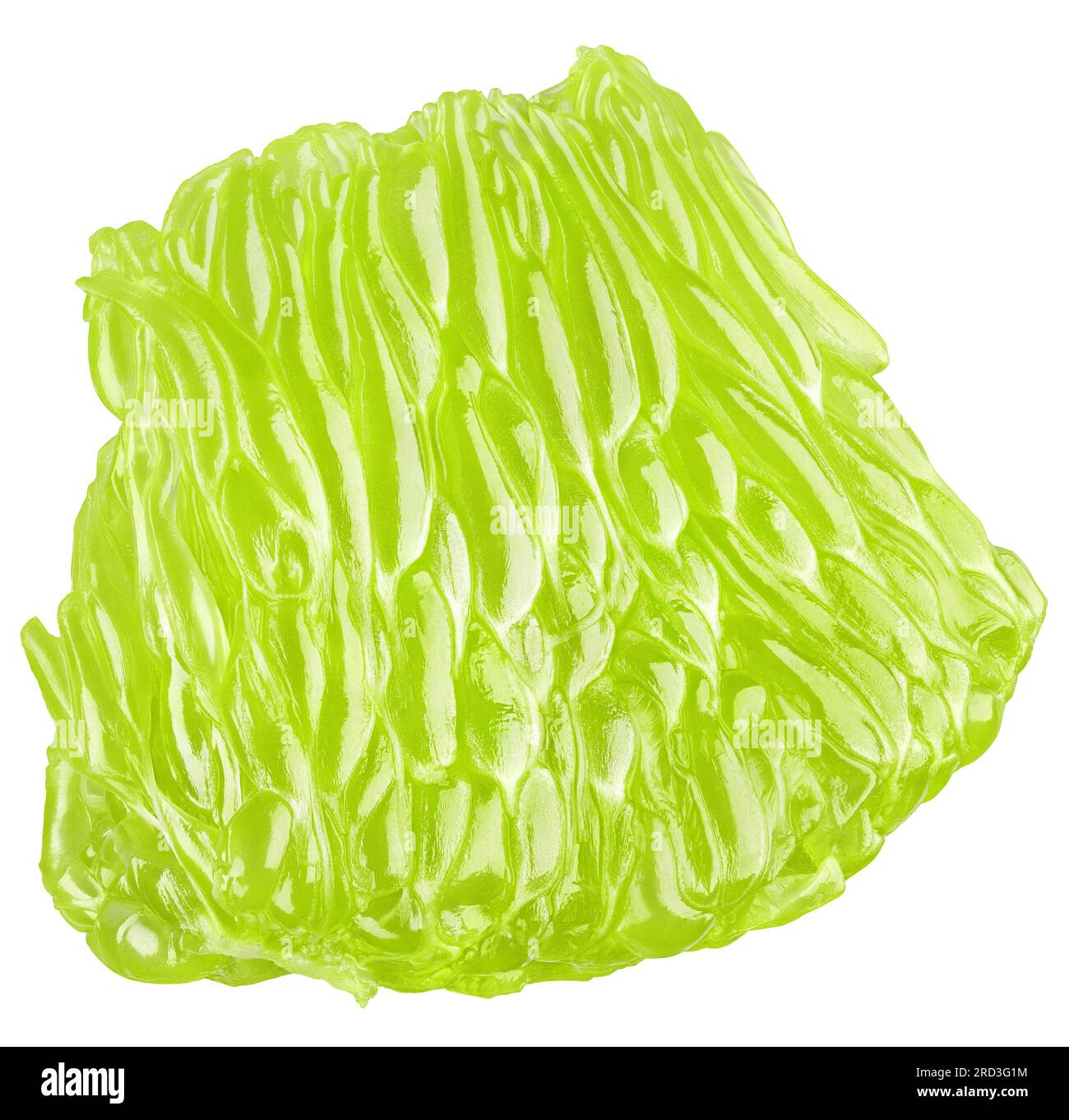 Flesh of lime citrus fruit isolated on white background with clipping ...