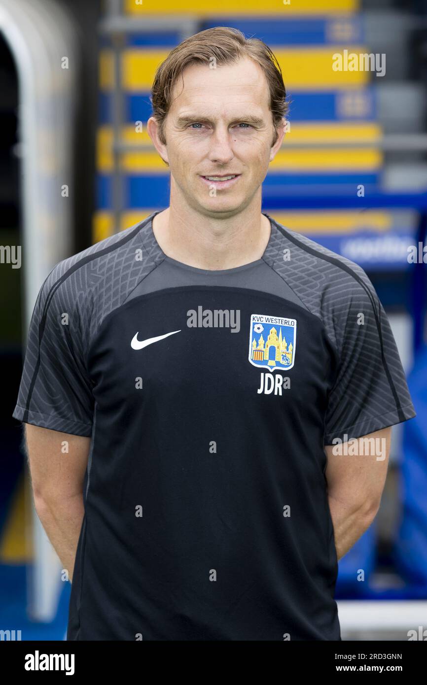 Westerlo, Belgium. 18th July, 2023. Westerlo's head coach Jonas De ...