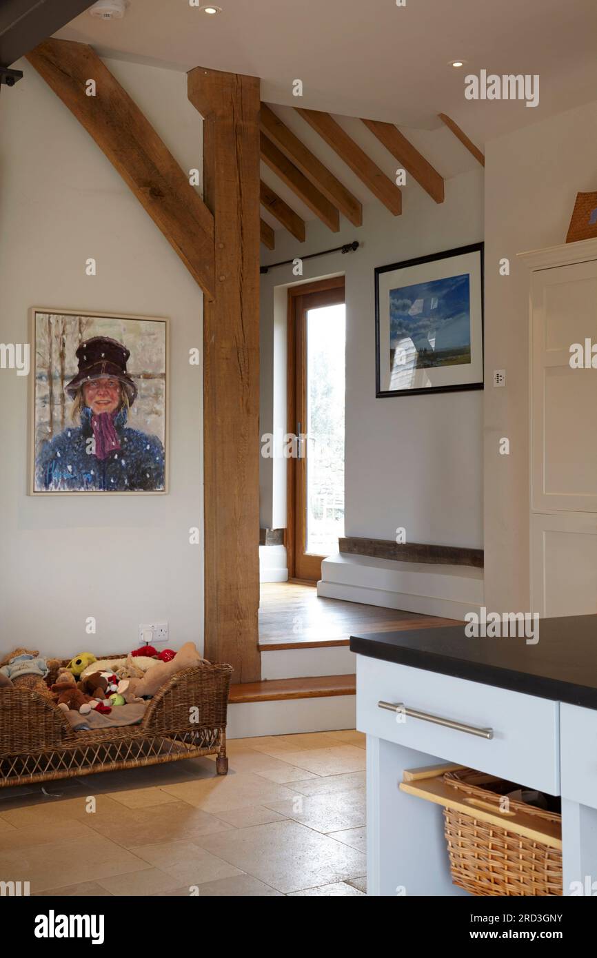 Country kitchen in barn conversion hi-res stock photography and images ...