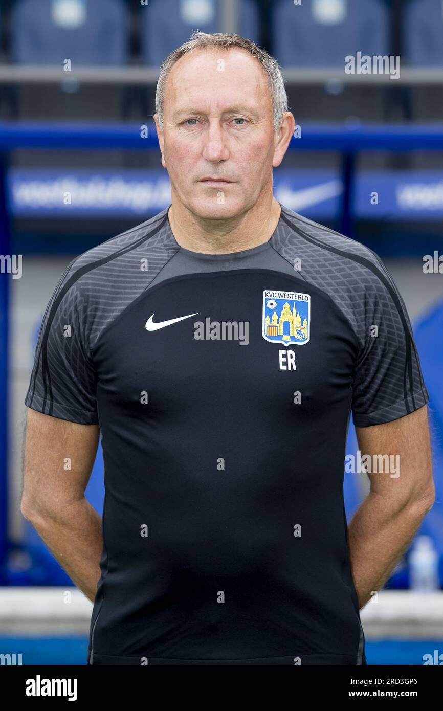 Westerlo, Belgium. 18th July, 2023. Westerlo's assistant coach Eric ...