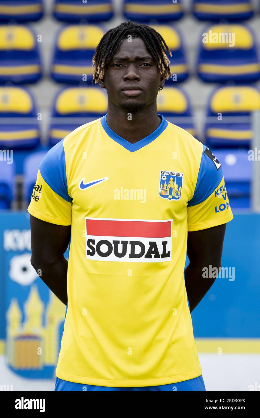 Westerlo, Belgium. 18th July, 2023. Westerlo's Fernand Goure poses for ...