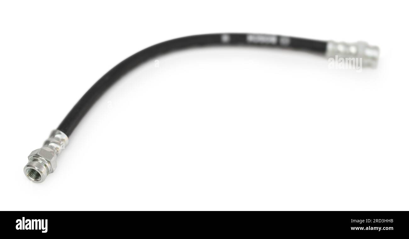 spare part for the car, brake hose on a white background Stock Photo ...
