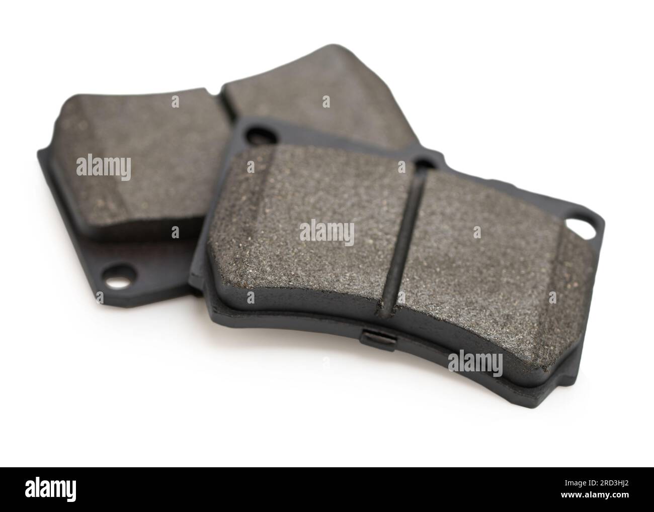 spare part for a car brake pads on white isolated background Stock ...
